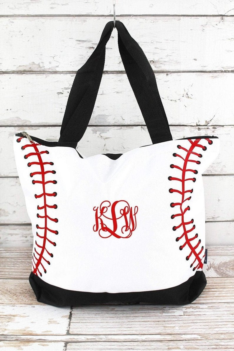 Baseball Tote Bag Baseball Tote Baseball Bag Personalized | Etsy