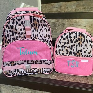 Stephen Joseph Allover Print Leopard Backpack Set, Personalize Girls ...