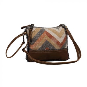 Eccentric Small & Crossbody Bag, Leather Rug Crossbody Bag, Monogram ...