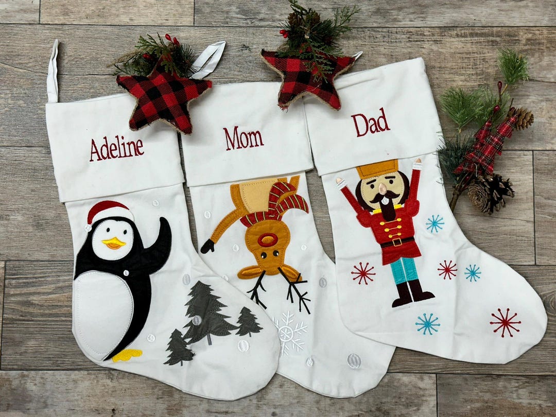 Personalize Kids Stocking, Embroider Christmas Stocking, Personalize ...