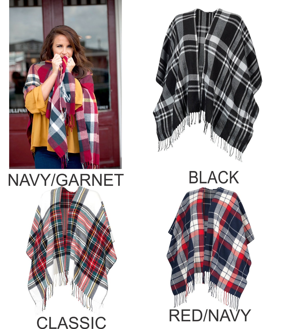 Monogrammed Plaid Shawl Personalized Plaid Shawl Plaid - Etsy