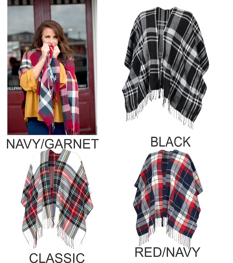 Monogrammed Plaid Shawl Personalized Plaid Shawl Plaid - Etsy