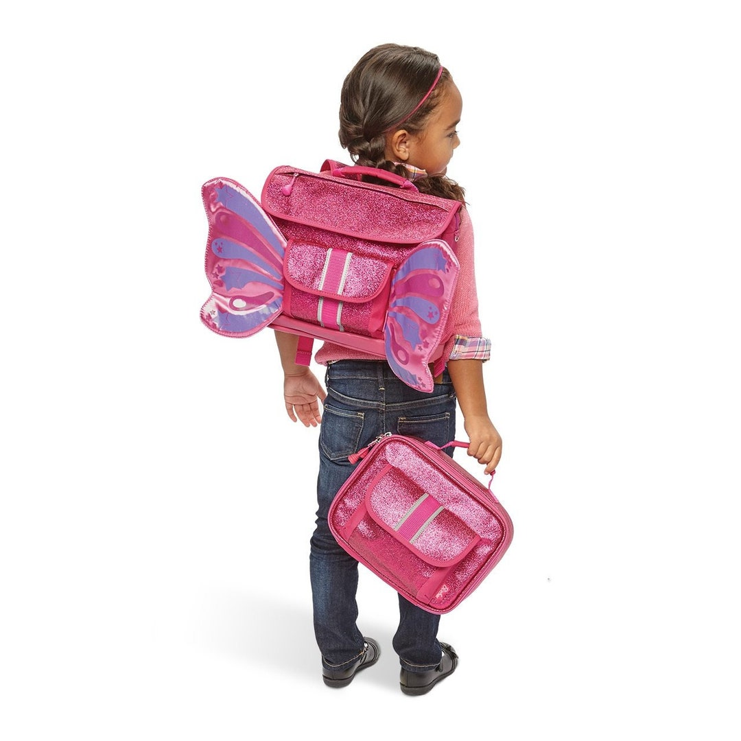 Personalized Bixbee Small Sparkalicious Butterflyer Ruby Backpack ...
