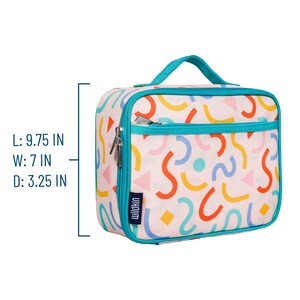 Wildkin 15 Inch Confetti Peach Backpack Lunchbox Set, Monogram Backpack ...
