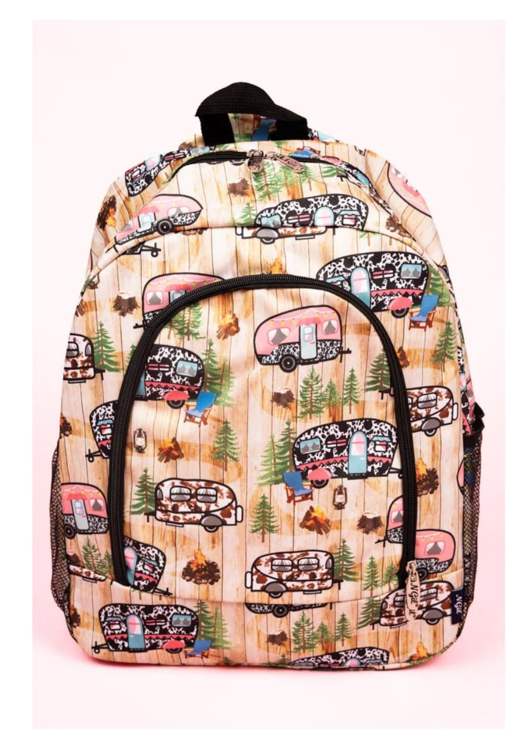 Large Happy Camper Backpack, Camper School Bag, RV There yet Backpack ...
