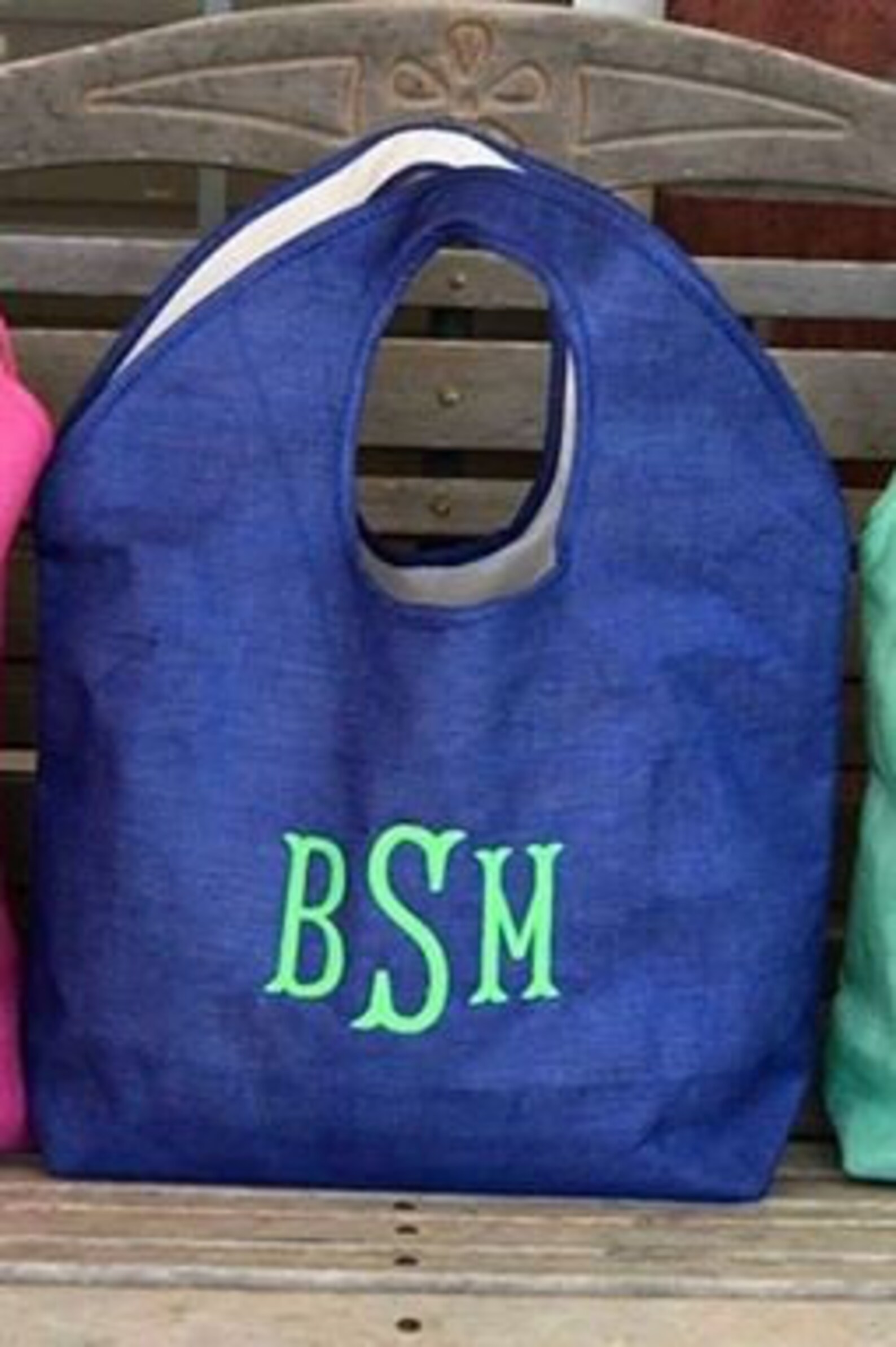 Beach Bag, Personalized Embroidered Beach Tote, Teacher Tote ...