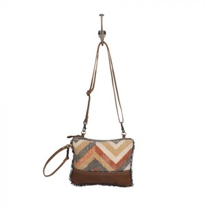 Eccentric Small & Crossbody Bag, Leather Rug Crossbody Bag, Monogram ...