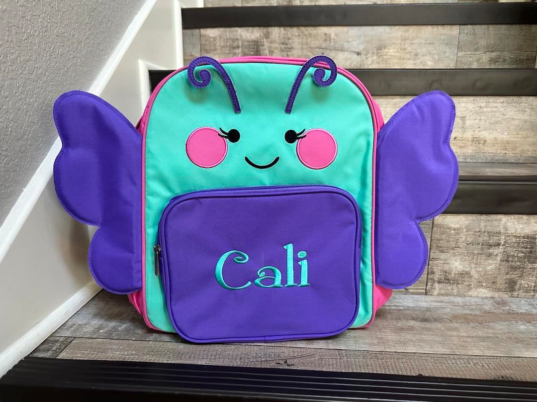 Personalize Butterfly Preschool Backpack, Girl Personalize Preschool ...