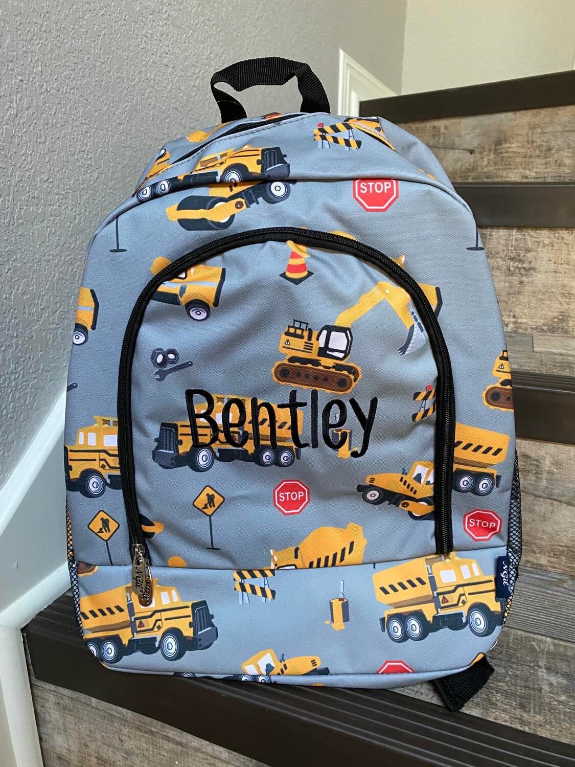 Embroidered Construction Backpack Personalized Construction - Etsy