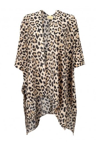 Leopard Duster Swim Wrap Animal Print Duster Gift for Her - Etsy