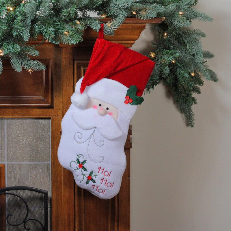 Santa Stocking - Etsy