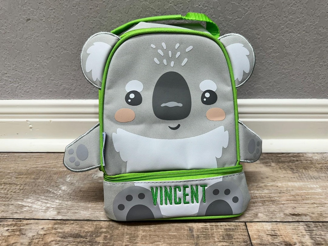 Personalized Stephen Joseph LIME Trim Koala Lunch Pal, Stephen Joseph ...