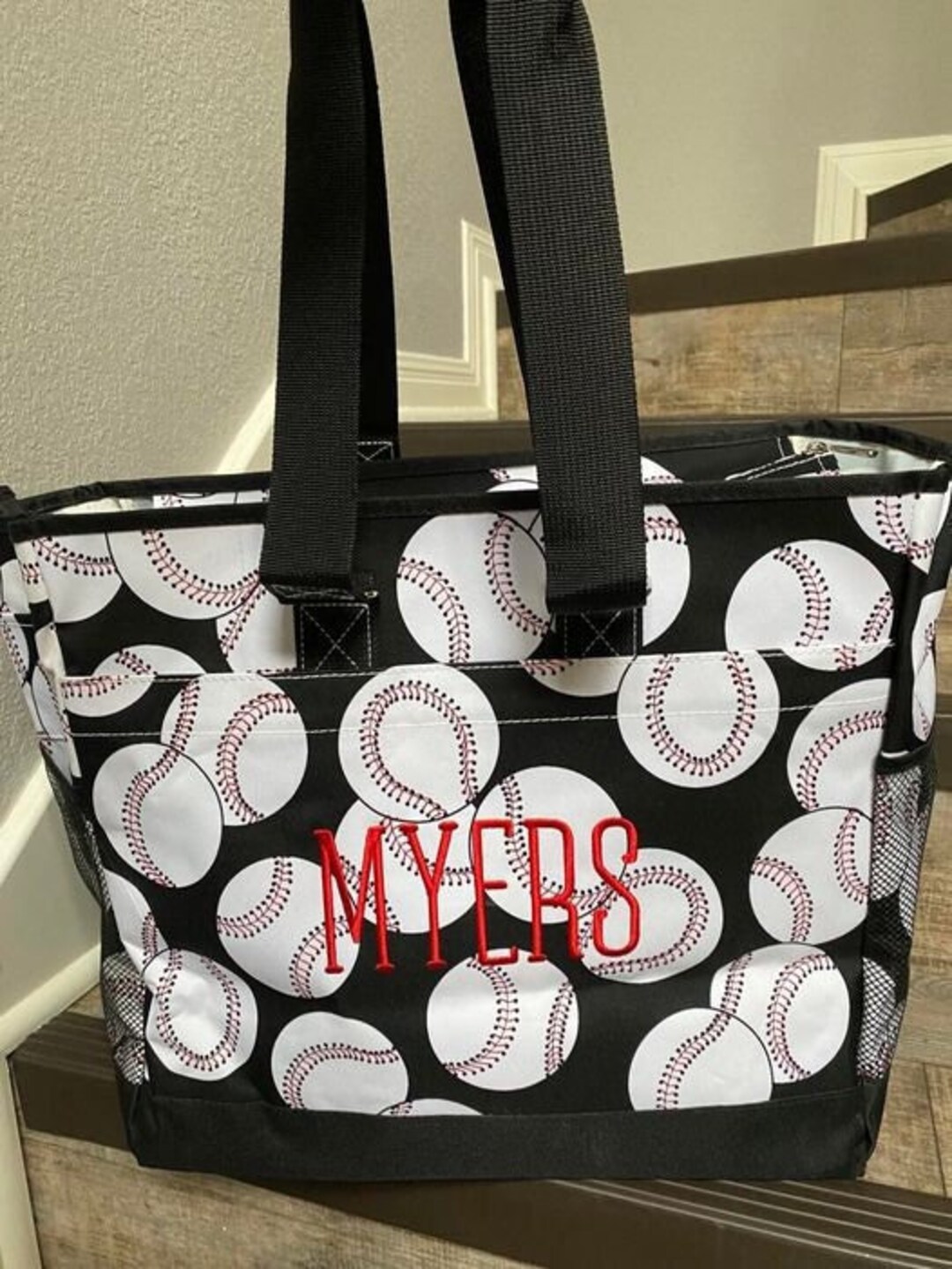 Baseball Everyday Organizer Tote Bag, Baseball Organizer Tote ...