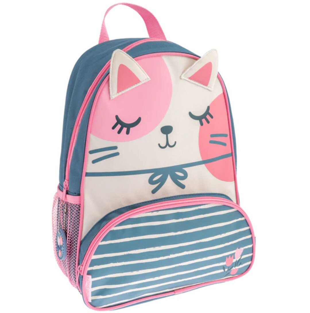 Personalized Sidekicks Cat Backpack Set Stephen Joseph - Etsy