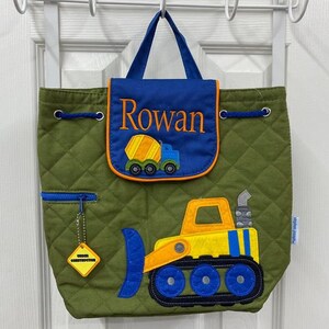 Personalize Quilted Construction Backpack Stephen Joseph - Etsy