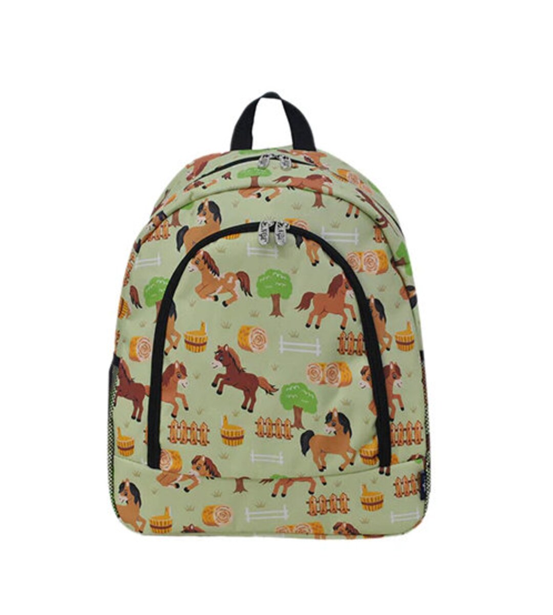 Large Pasture Pony Backpack, Horse Lunch Box, Monogram Backpack ...