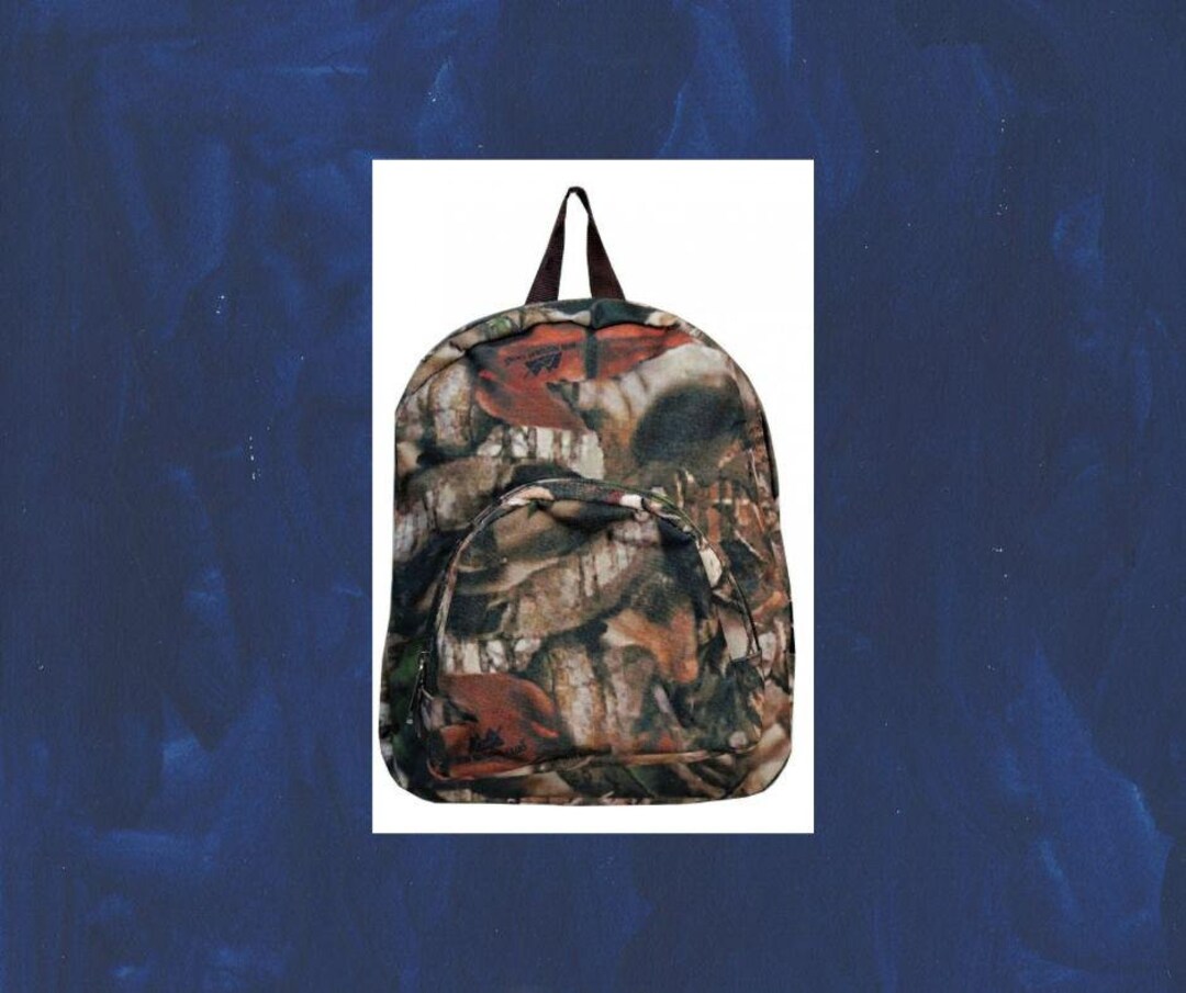Small Camo Backpack, Monogram Backpack, Personalized Backpack, Camo ...