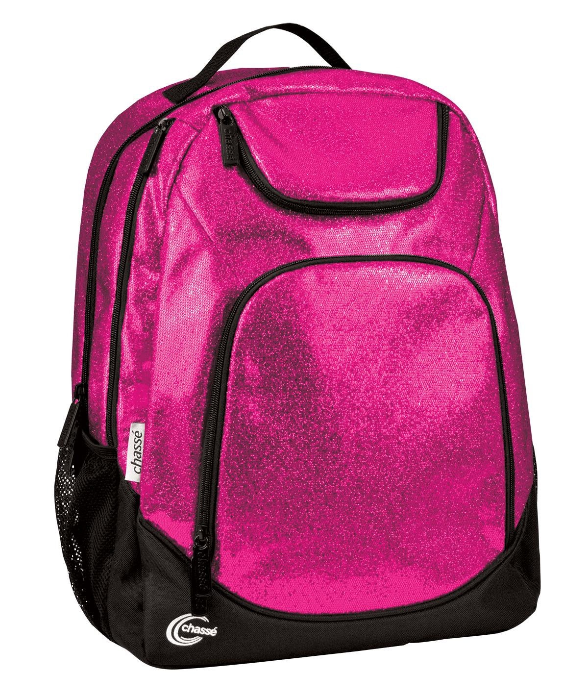 Large Pink Glitter Backpack Monogram Hot Pink Glitter - Etsy