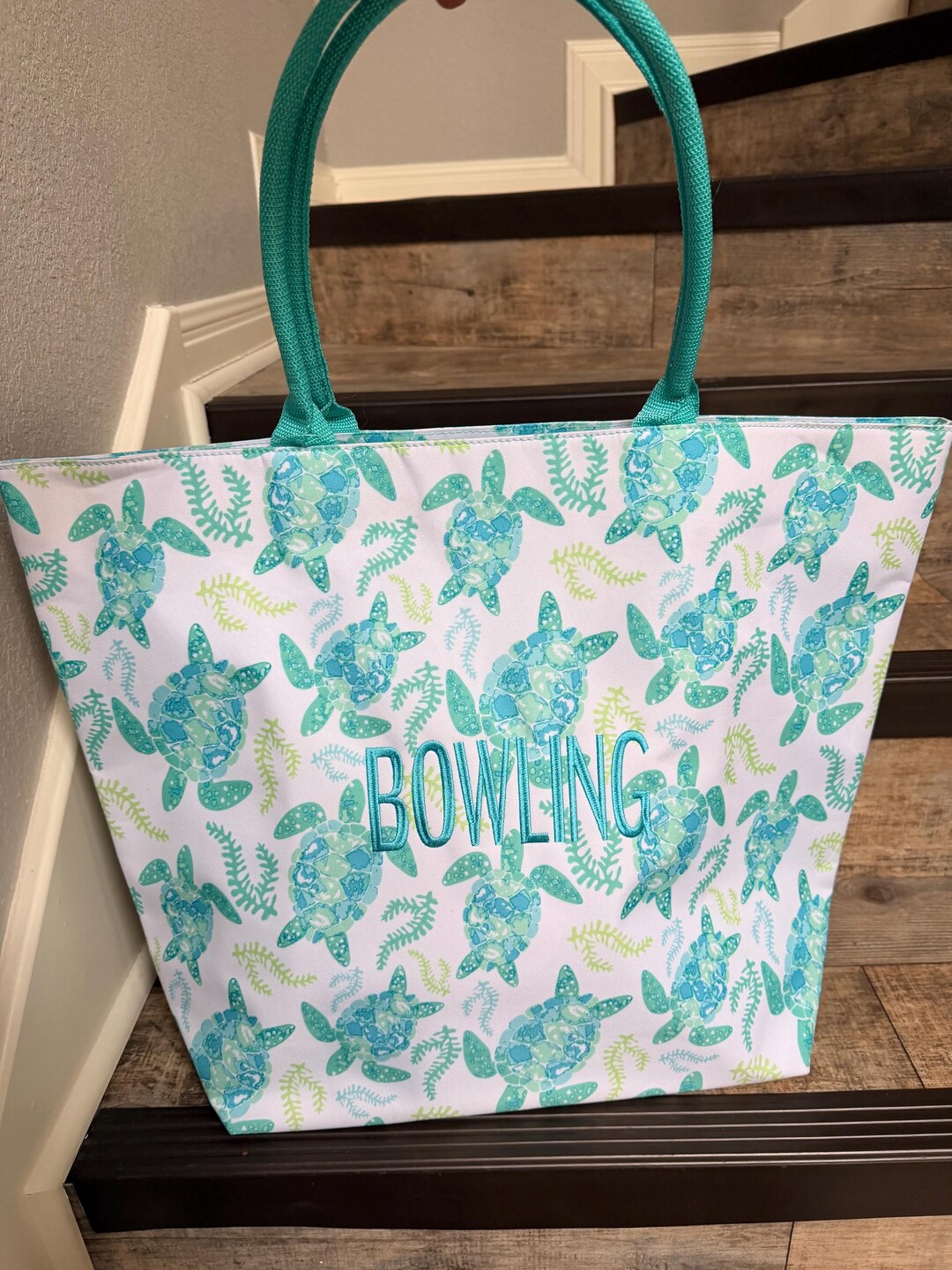 Personalized Embroidered Viv and Lou Beach Bag, Monogram Bridesmaid ...