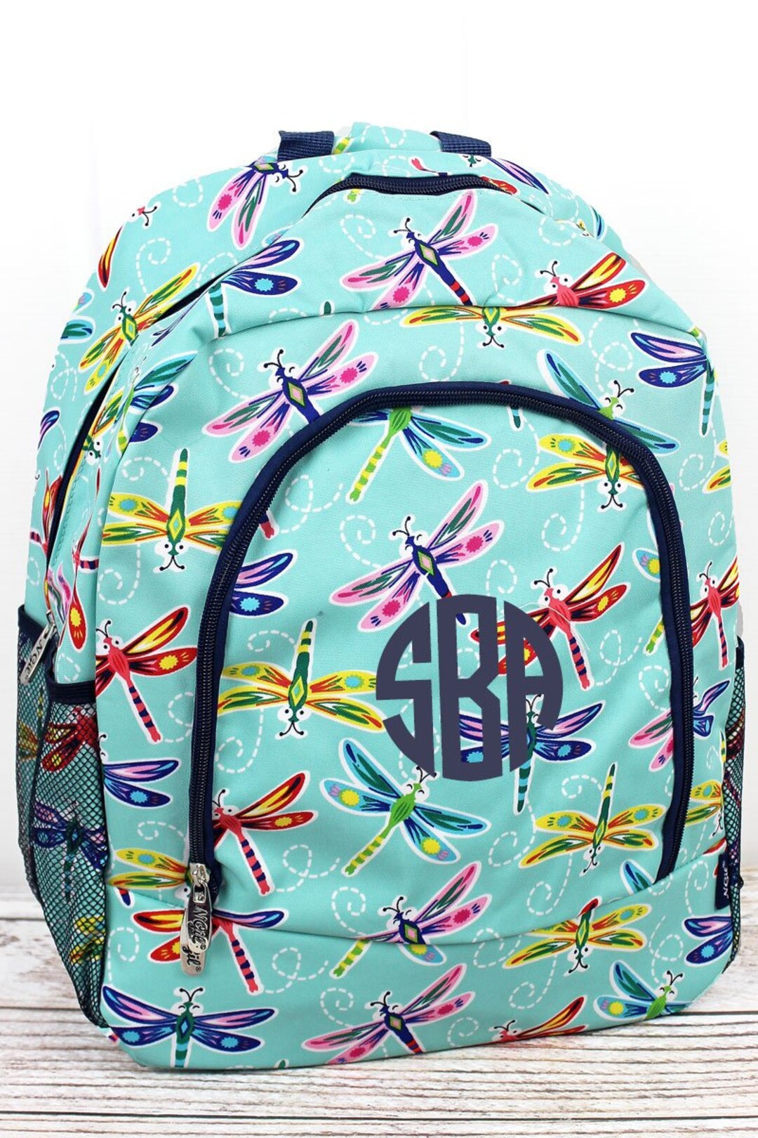 Embroidered Dragonfly Backpack and Lunchbox , Personalized Dragonfly ...