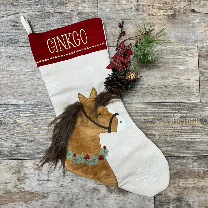 Horse Christmas Stocking - Etsy