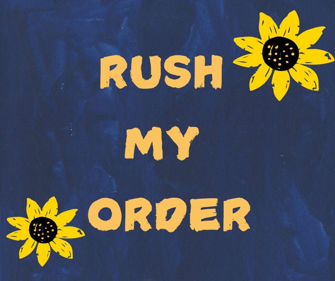 Rush My Order Fee - Must Confirm With Holy Stitchin to Get Confirmation ...