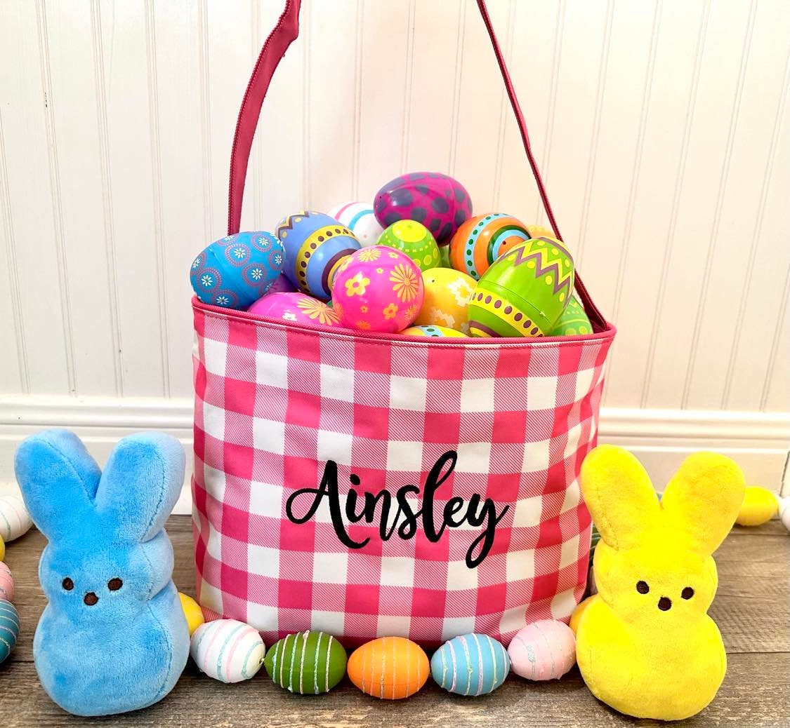 Personalize Easter Basket, Monogram Easter Basket, Boy Easter Basket ...