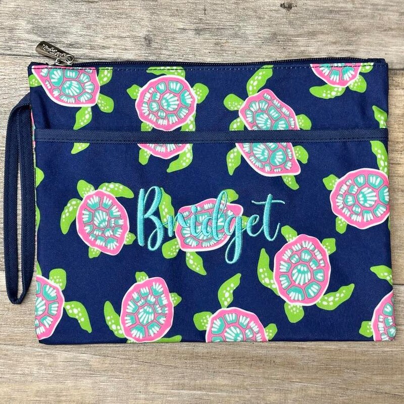 Monogrammed Wristlet - Etsy