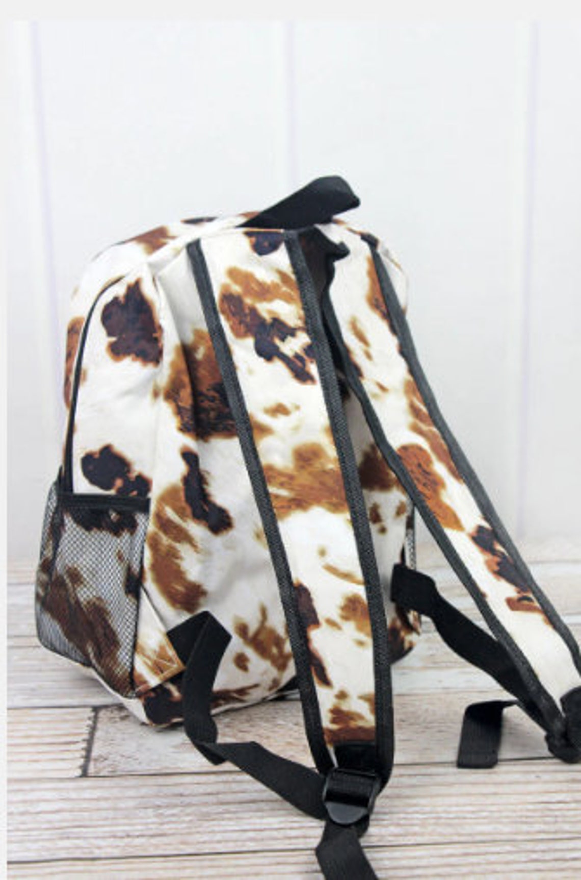Large Cow Print Backpack, Tribal Lunch Box, Monogram Backpack ...