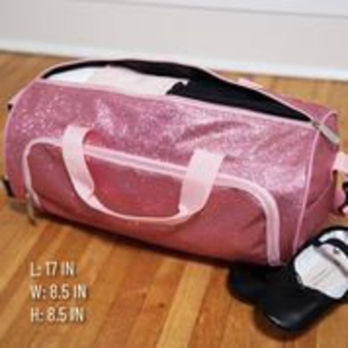 Pink Glitter Dance Bag Personalized Girl Dance Bag Girls Gym - Etsy