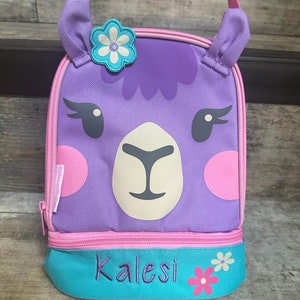 Personalized Llama Backpack and Lunchbox Set, Stephen Joseph Sidekick ...