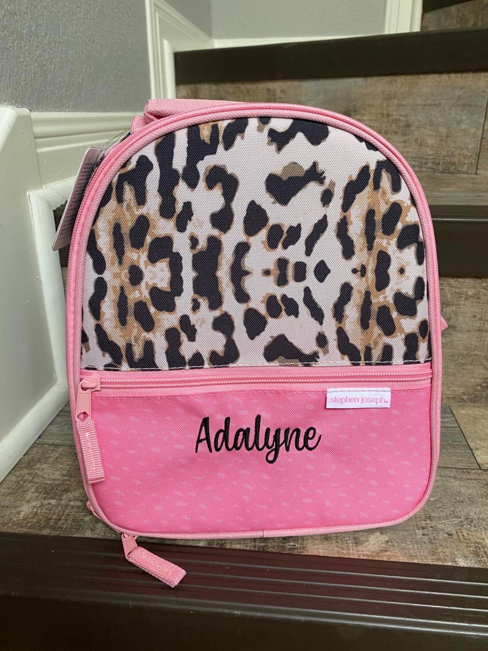 Stephen Joseph Allover Print Leopard Backpack Set Personalize - Etsy
