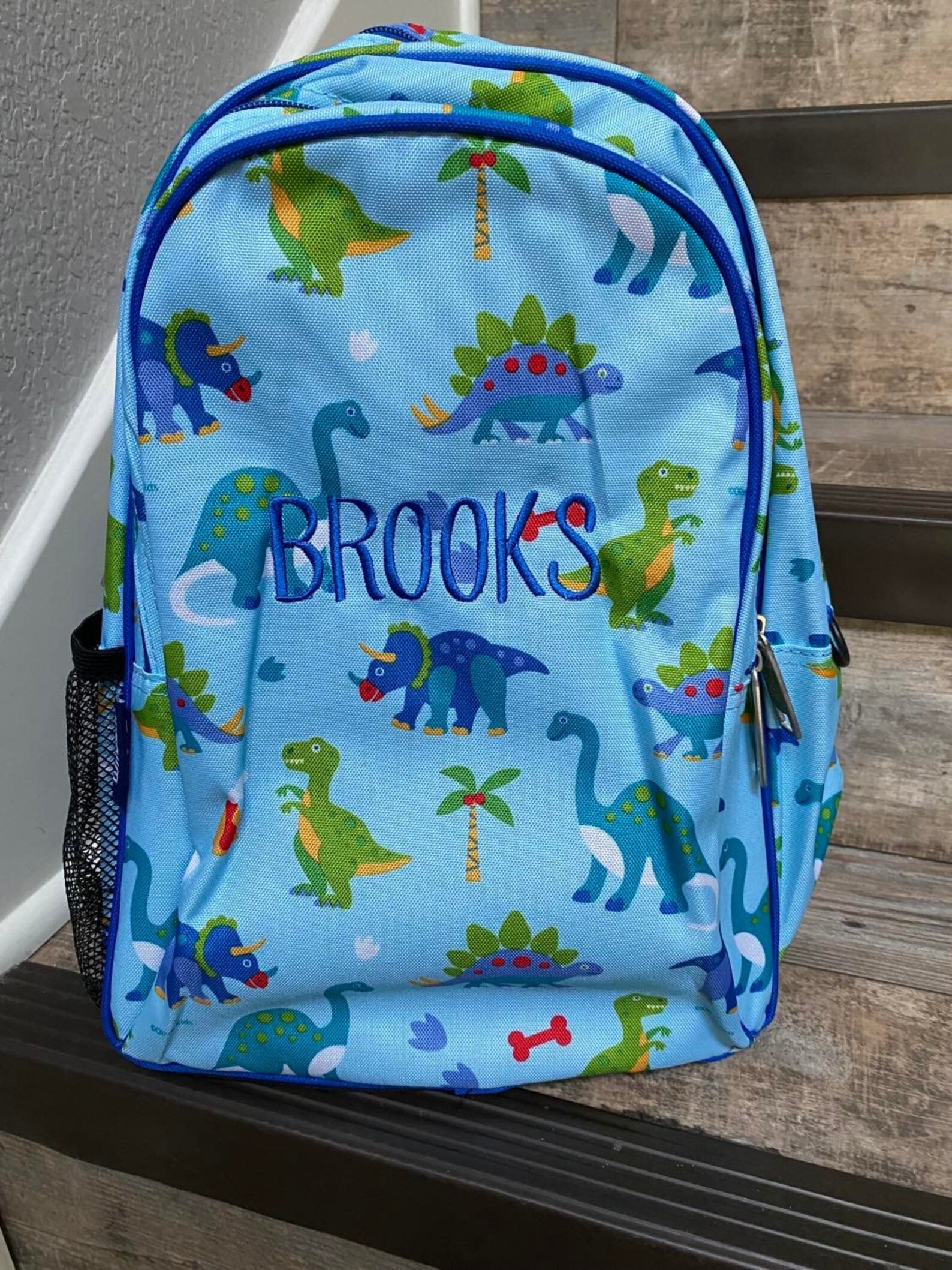 Wildkin Dinosaur Land Backpack Lunchbox Set Monogram Backpack - Etsy