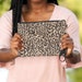 Leopard Everly Wristlet, Monogrammed Wristlet, Leopard Print Wristlet ...