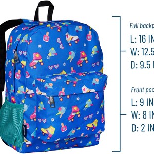 Wildkin 16 Inch Roller Rad Backpack Lunchbox Set, Monogram Backpack ...