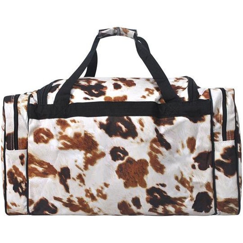 23 Inch Cow Print Duffle Personalize Cow Print Duffle Cow - Etsy