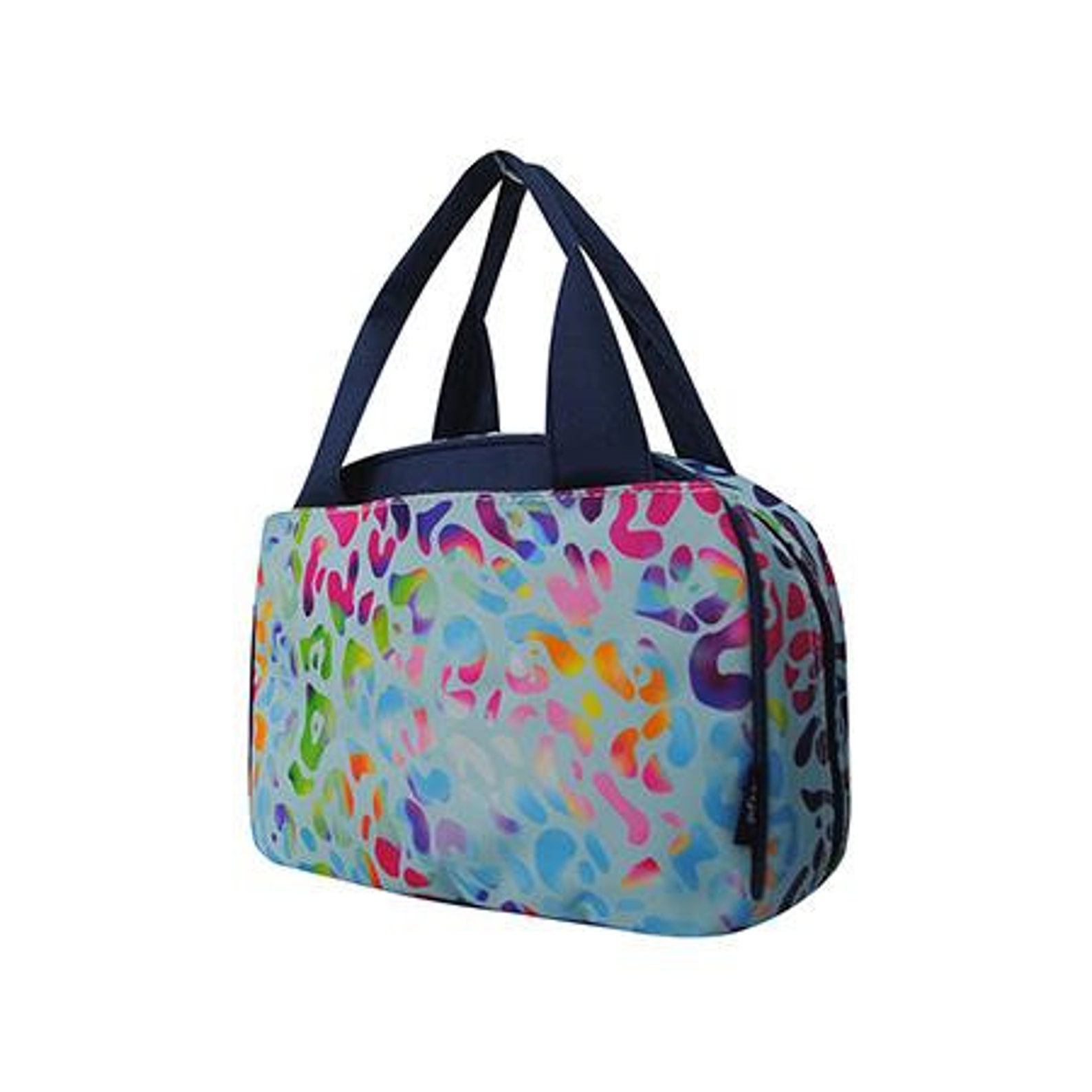Rainbow Cheetah Backpack Rainbow Cheetah Lunch Box Monogram - Etsy
