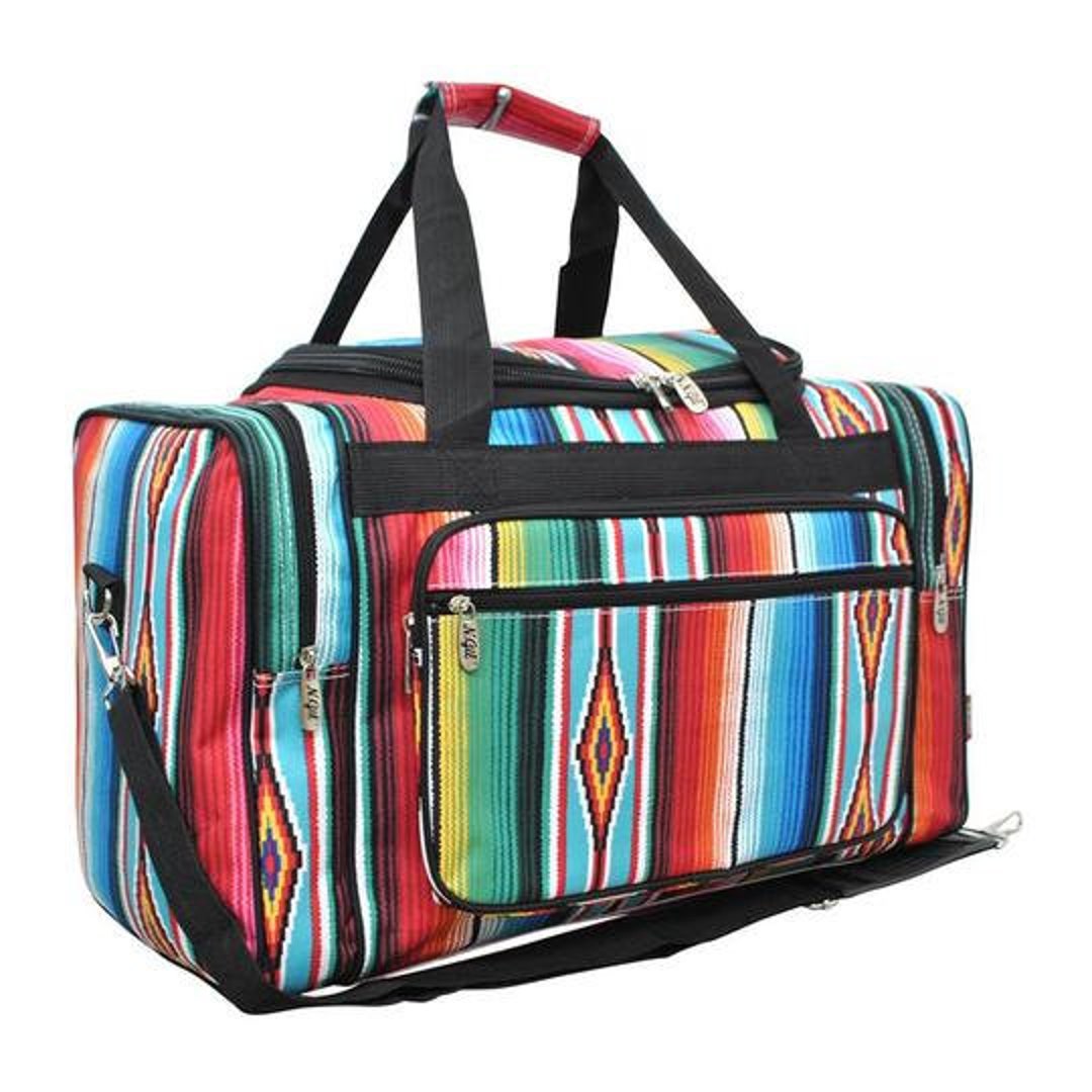 23" Serape Duffle, Personalize Serape Print Duffle, Serape Duffle Bag ...
