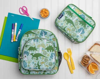 Wildkin Jurassic Dinosaurs Backpack Lunchbox Set, Monogram Backpack ...