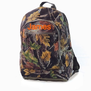 Embroidered Camouflage Backpack, Personalized Camouflage Backpack ...