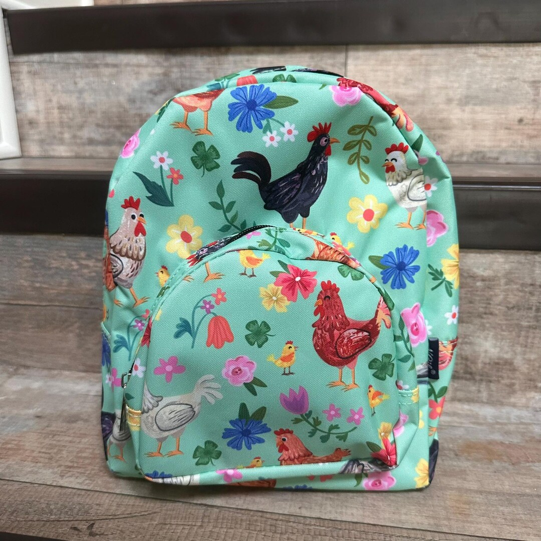 NGIL MINI Chicken Backpack, Monogram Backpack, Personalize Chicken ...