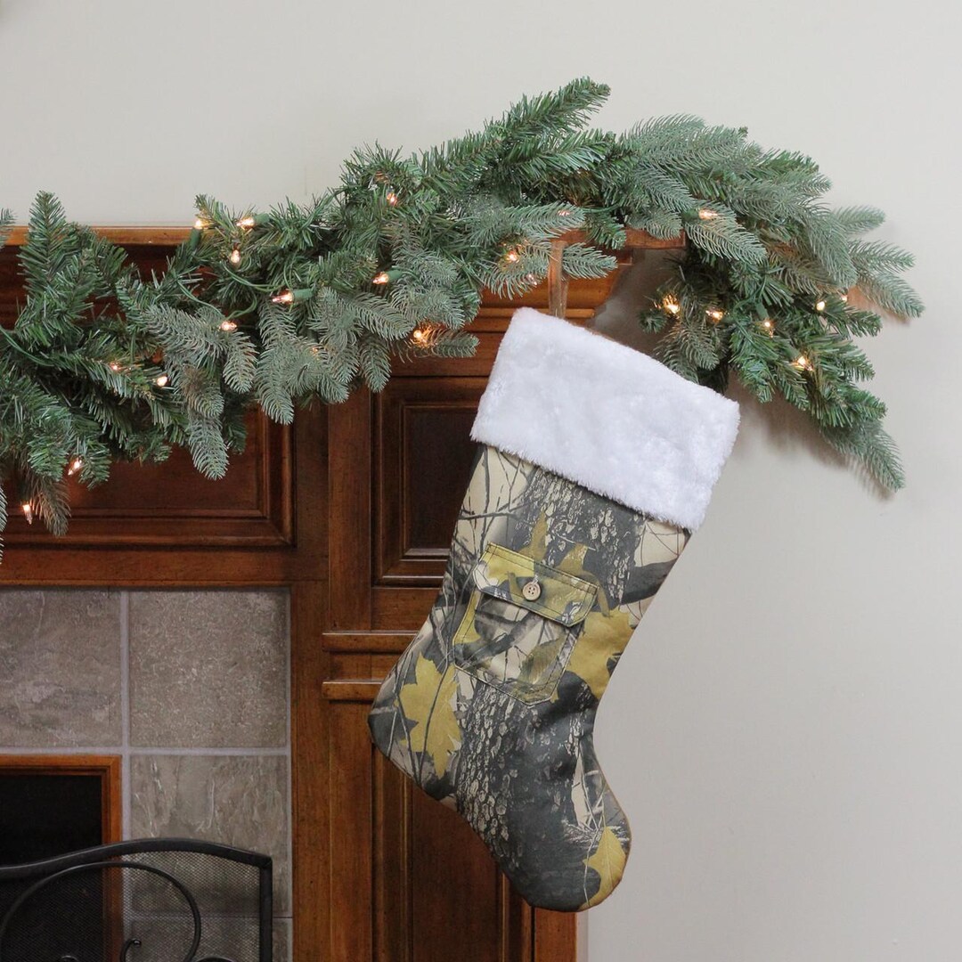 Personalized Camo Stocking, Camouflage Monogrammed Stockings ...