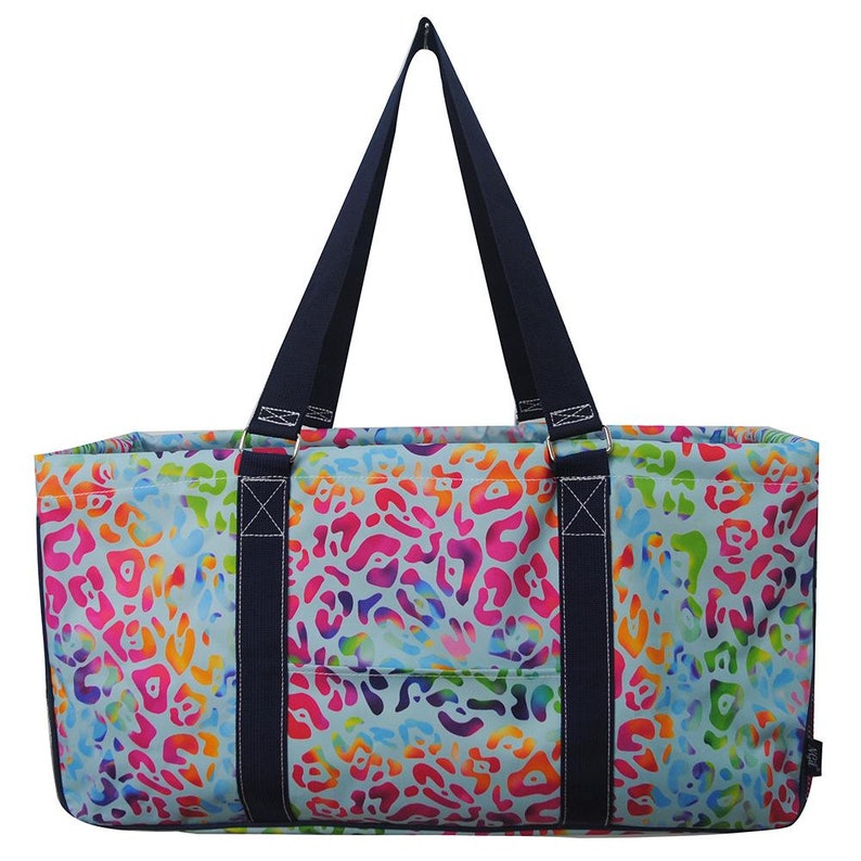 Monogrammed Collapsible Utility Tote Collapsible Tote | Etsy