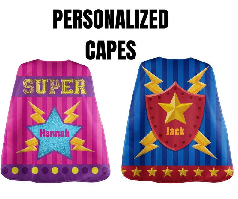 Personalize Cape, Toddler Cape, Kids Playtime Cape, Easter Gift, Youth ...