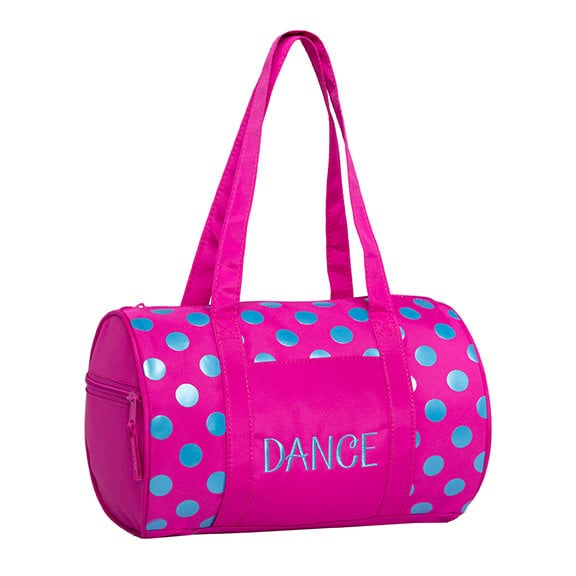Embroidered Pink Dancer Duffle Bag Dance Gift Girls Dance - Etsy