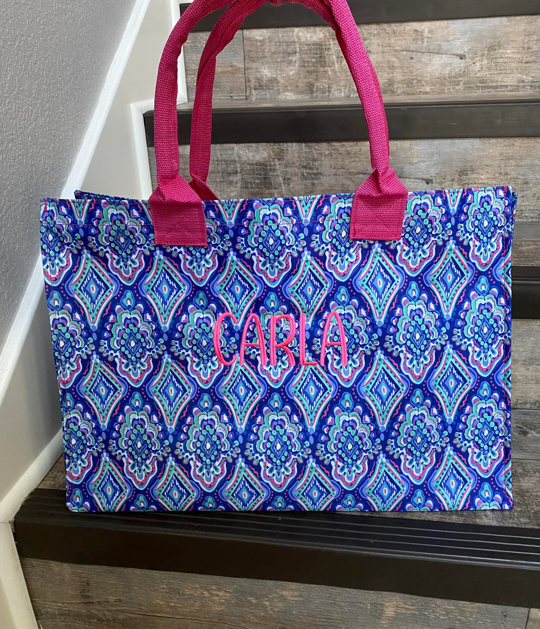 Monogrammed Tote Pool Tote Beach Tote Ultimate Tote - Etsy