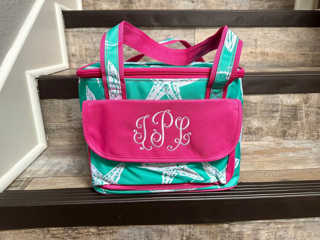 Monogrammed Cooler Bag, Personalized Cooler Bag, Cooler, Beach Cooler ...