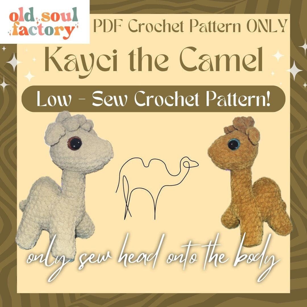 PDF PATTERN ONLY - Kayci the Camel - Crochet Pattern - Etsy