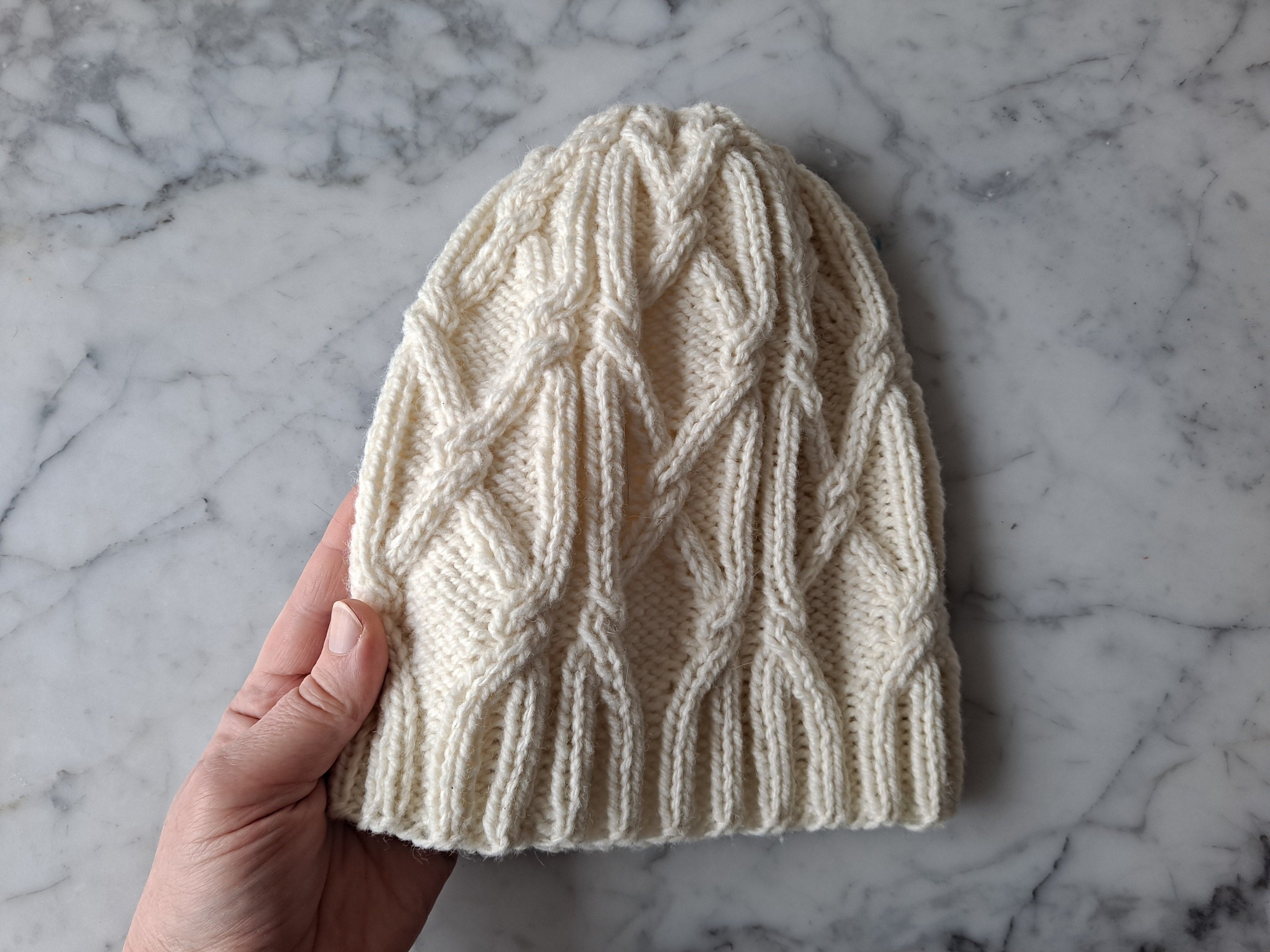 Cable knit beanie. Handknit wool beanie. Beanie for him. Beanie for her ... Cable knit beanie. Handknit wool beanie. Beanie for him. Beanie for her ...