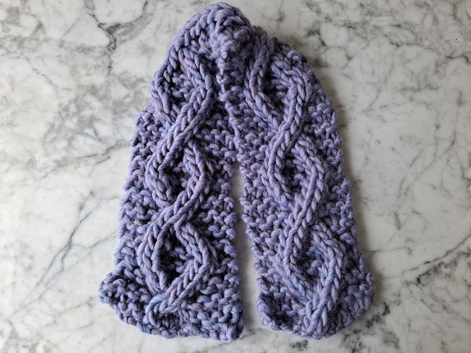 Knitting Pattern: Chunky Scarf. Jumbo Scarf Pattern. Chunky - Etsy